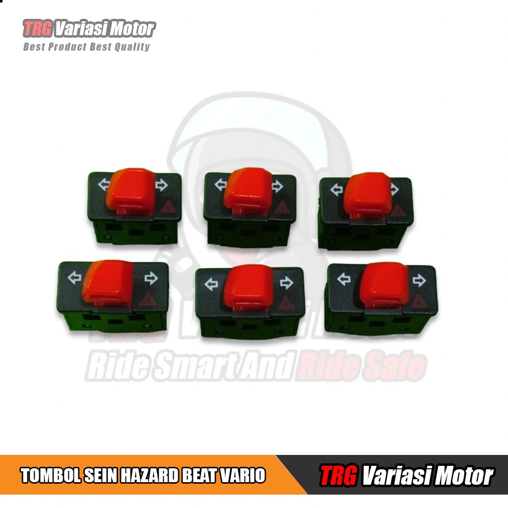 Tombol MERAH สีแดง Honda Hazard เปิดสัญญาณปุ ่ มขนาด 30 มม.34 มม. ...