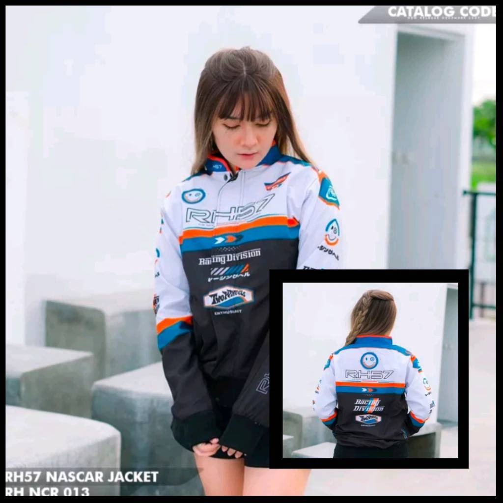 Rh57 Nascar Jacket Racing Jacket / เสื้อแจ็คเก็ตแข่งนรกพิมพ์ลายผู้ใหญ่ ...