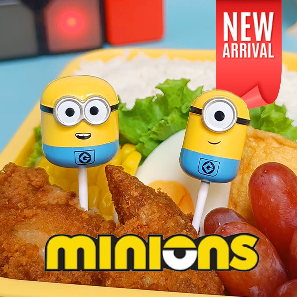Bento Food Pick MINION Picks Skewer Fork ตกแต ่ งตกแต ่ งอุปกรณ ์ ...