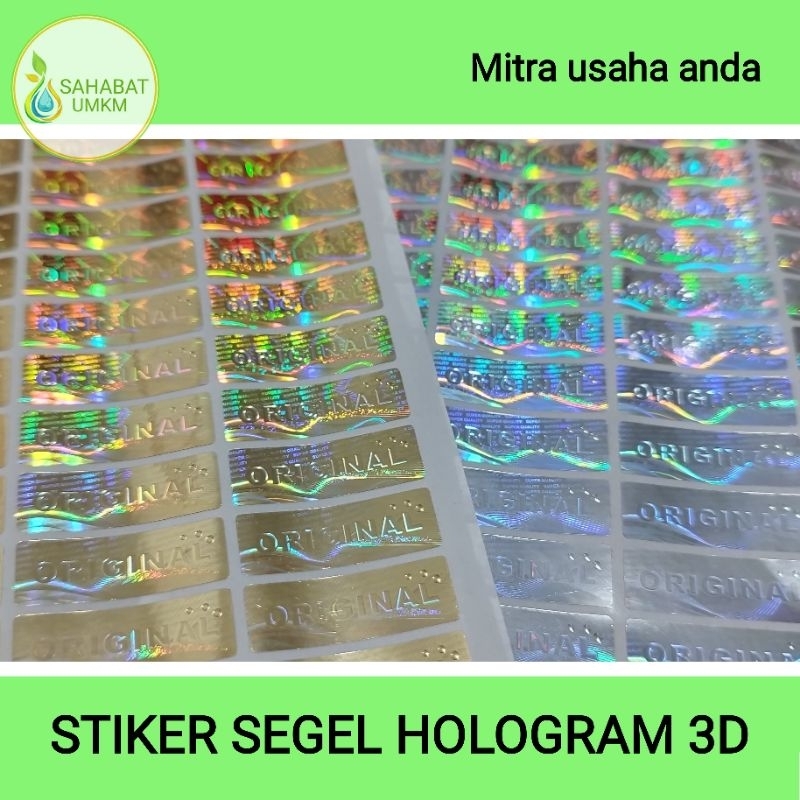3d HOLOGRAM SEAL STICKER BOX 1,0x3,0cm DAMAGED "VOID" SILVER & GOLD ...
