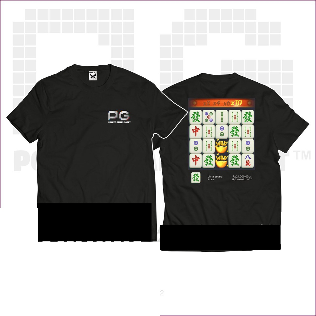 Pg Soft 5 Distro เสื้อยืดเทียบเท่ากับ Maxwin Mahjong Ways Basic Cotton ...