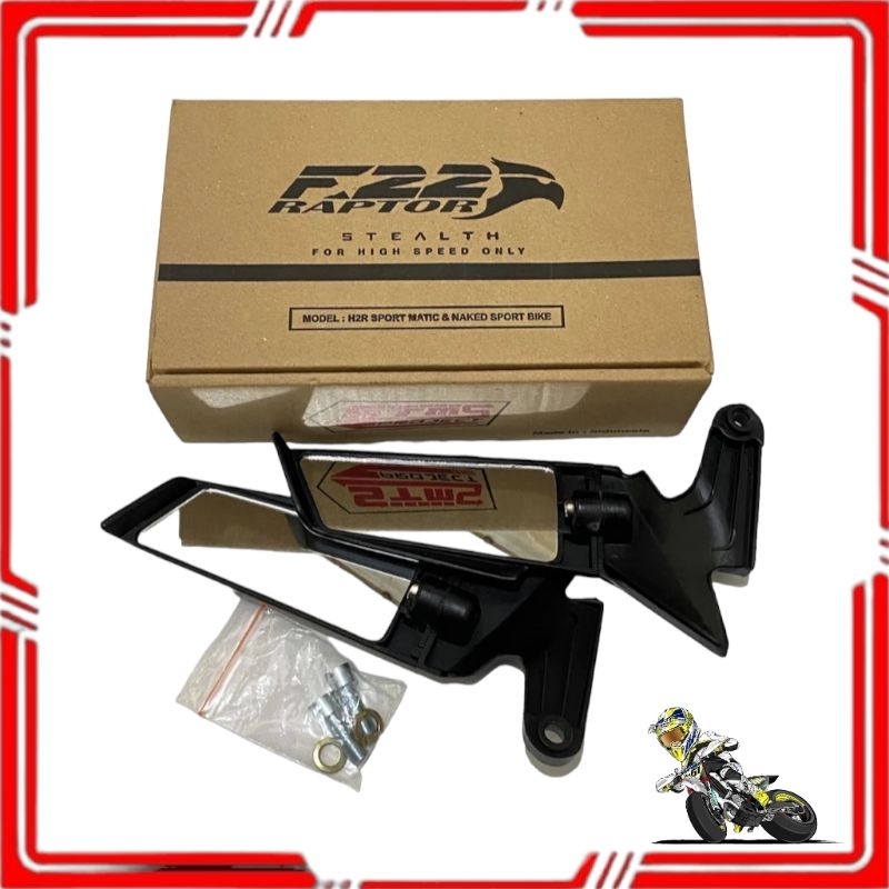 Winglet Mirror H2R F22 Raptor รุ่น H2R สําหรับรถจักรยานยนต์และจักรยาน ...