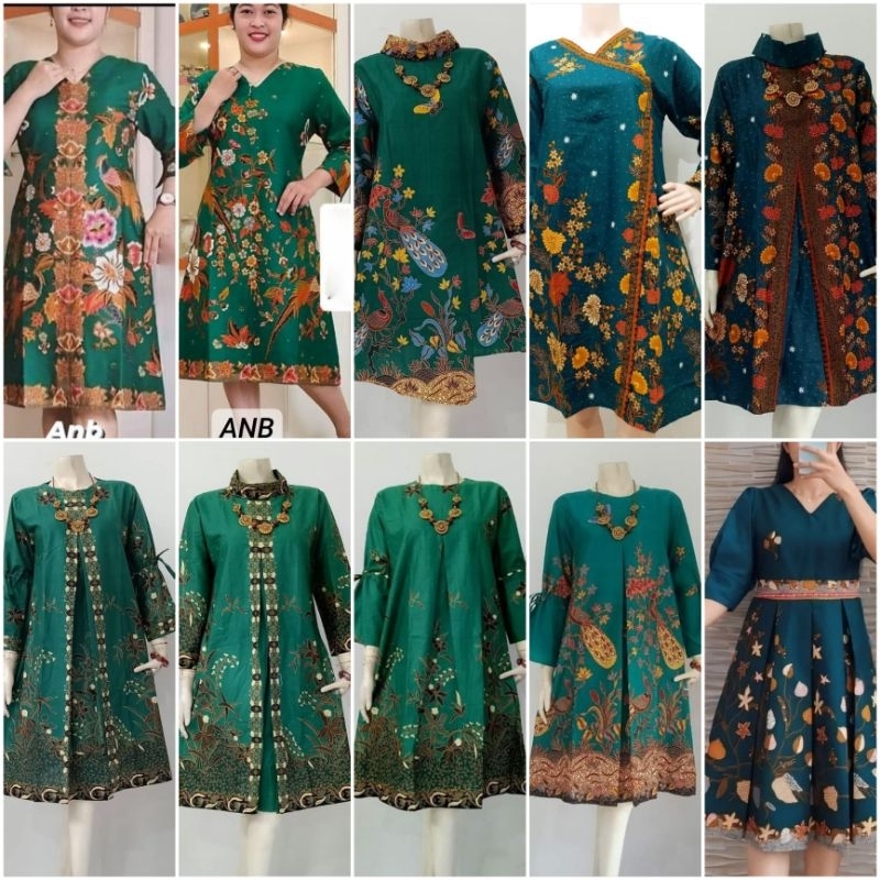 Hijau Superior JAYA ผู้หญิง TUNIC BATIK TOP สีเขียว IJO TOSKA | Shopee ...