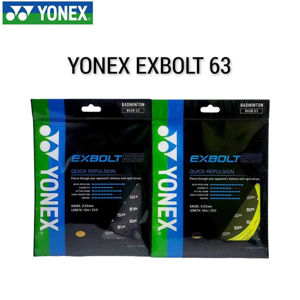 Original Yonex Exbolt 63 SP สายไม้แบดมินตัน | Shopee Thailand