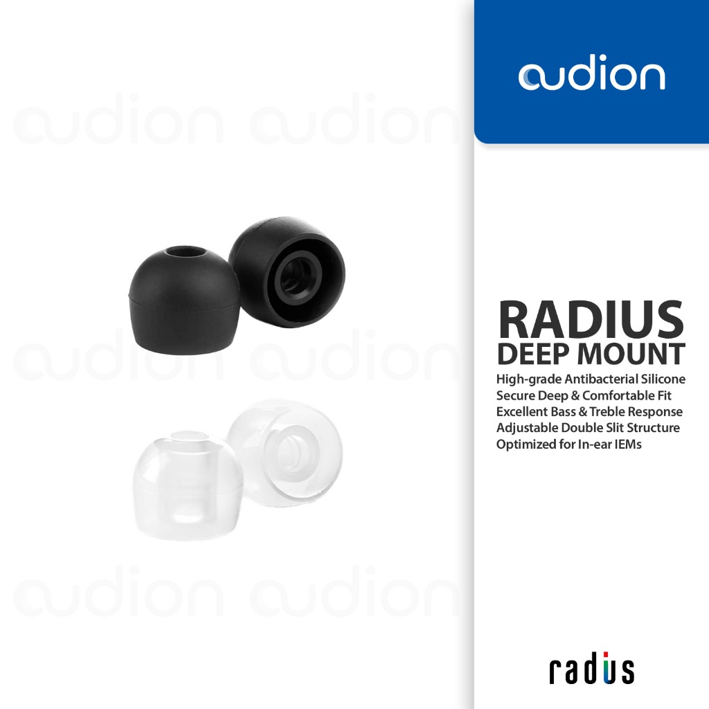 หูฟัง Radius Deep Mount | จุกหูฟังซิลิโคนต้านเชื้อแบคทีเรียระดับพรีเมีย ...