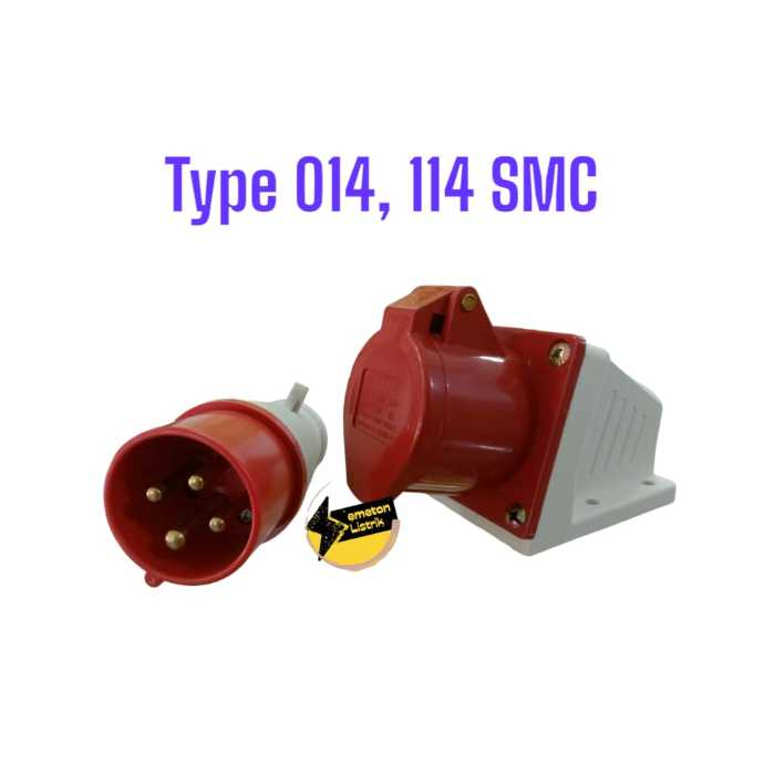 ปลั๊กยึด+เต้ารับอุตสาหกรรม 4 PIN 16A SMC | Shopee Thailand