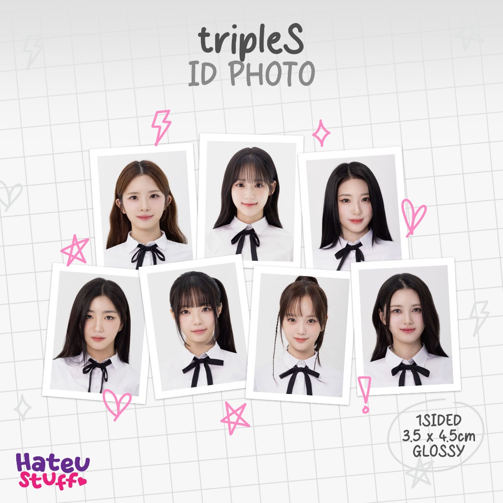 Triples Unofficial ID Photo Girls Never Stop | Shopee Thailand