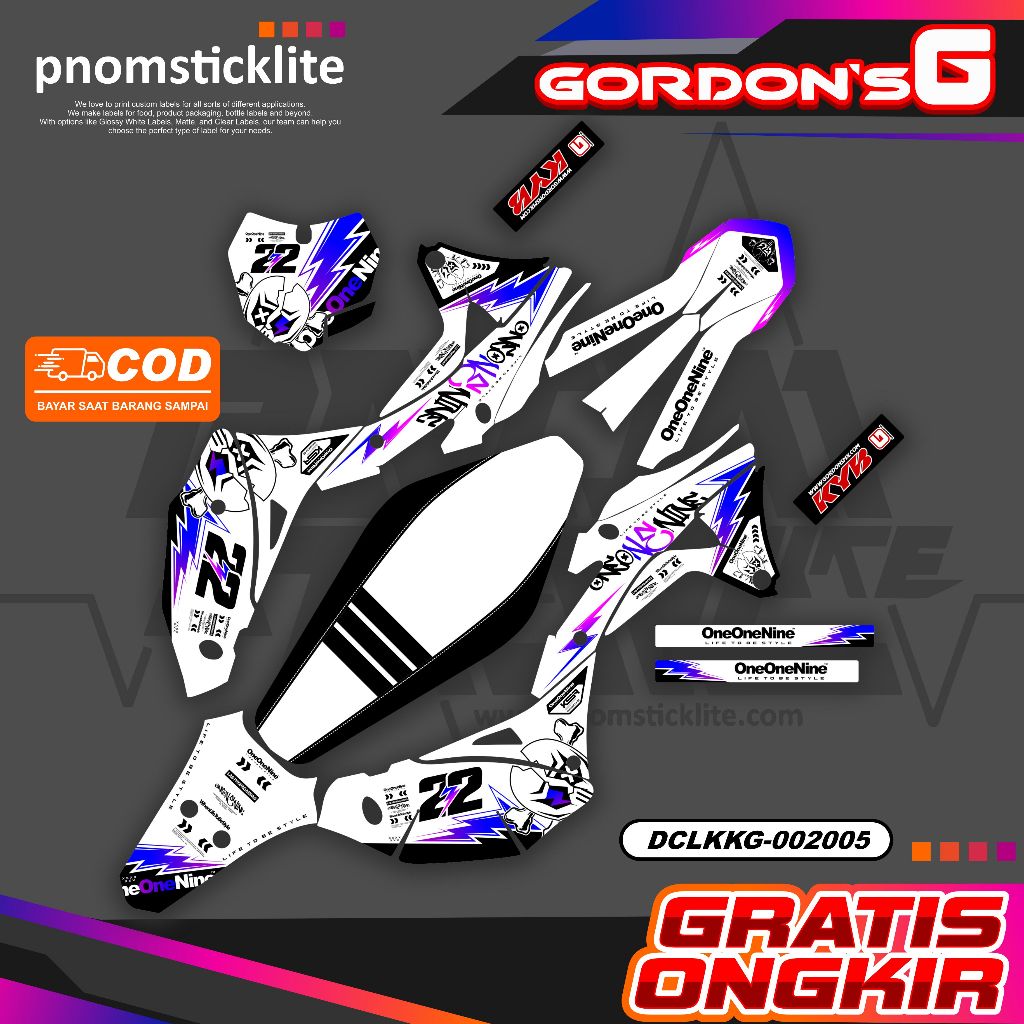 รูปลอก Klx Gordon-Dekal สติกเกอร์ Klx Gordon Full Body-Variety สติกเกอร ...