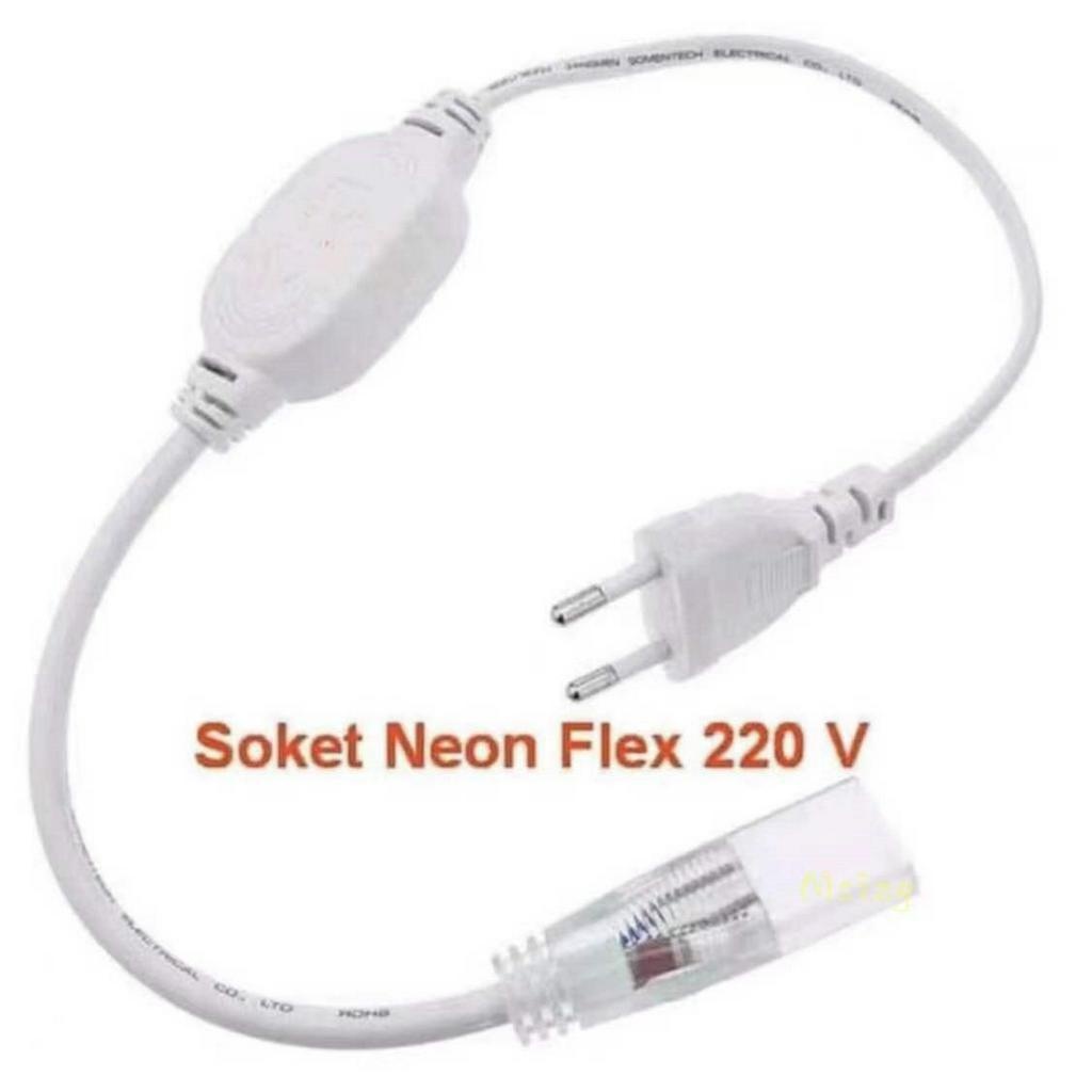 Neon FLEX LED Hose Strip 220v Socket Plug Cable (รุ่นเข็ม) | Shopee ...