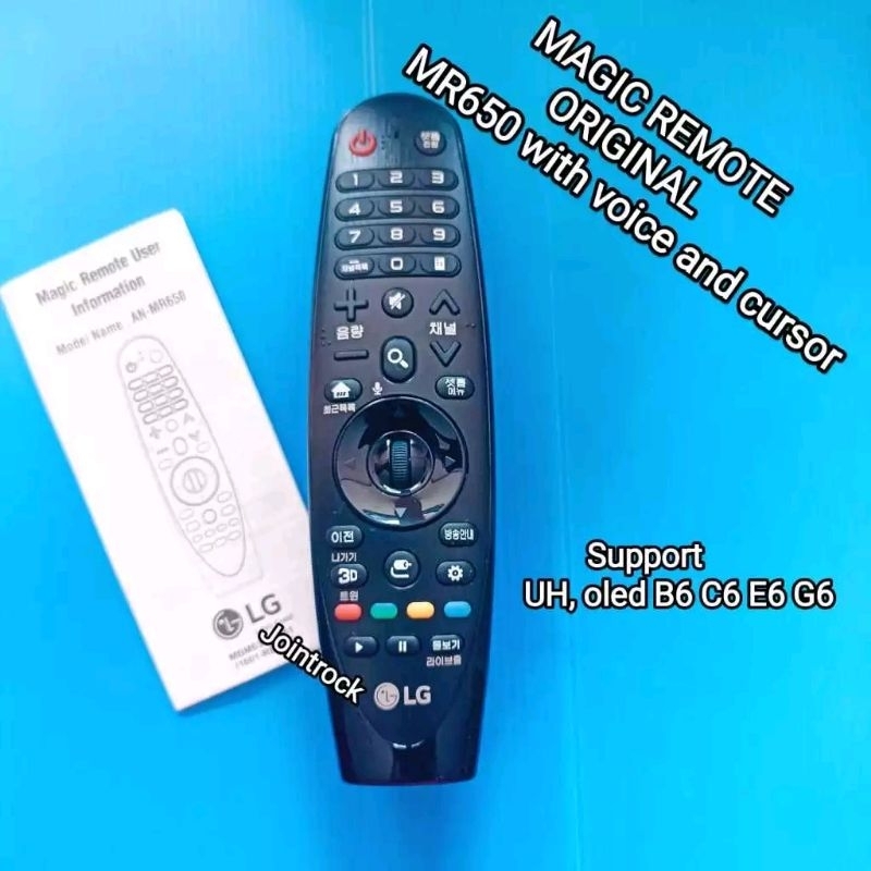 เมจิกรีโมท LG สมาร์ททีวี AN-MR650 รองรับการชี้ เสียง | Shopee Thailand