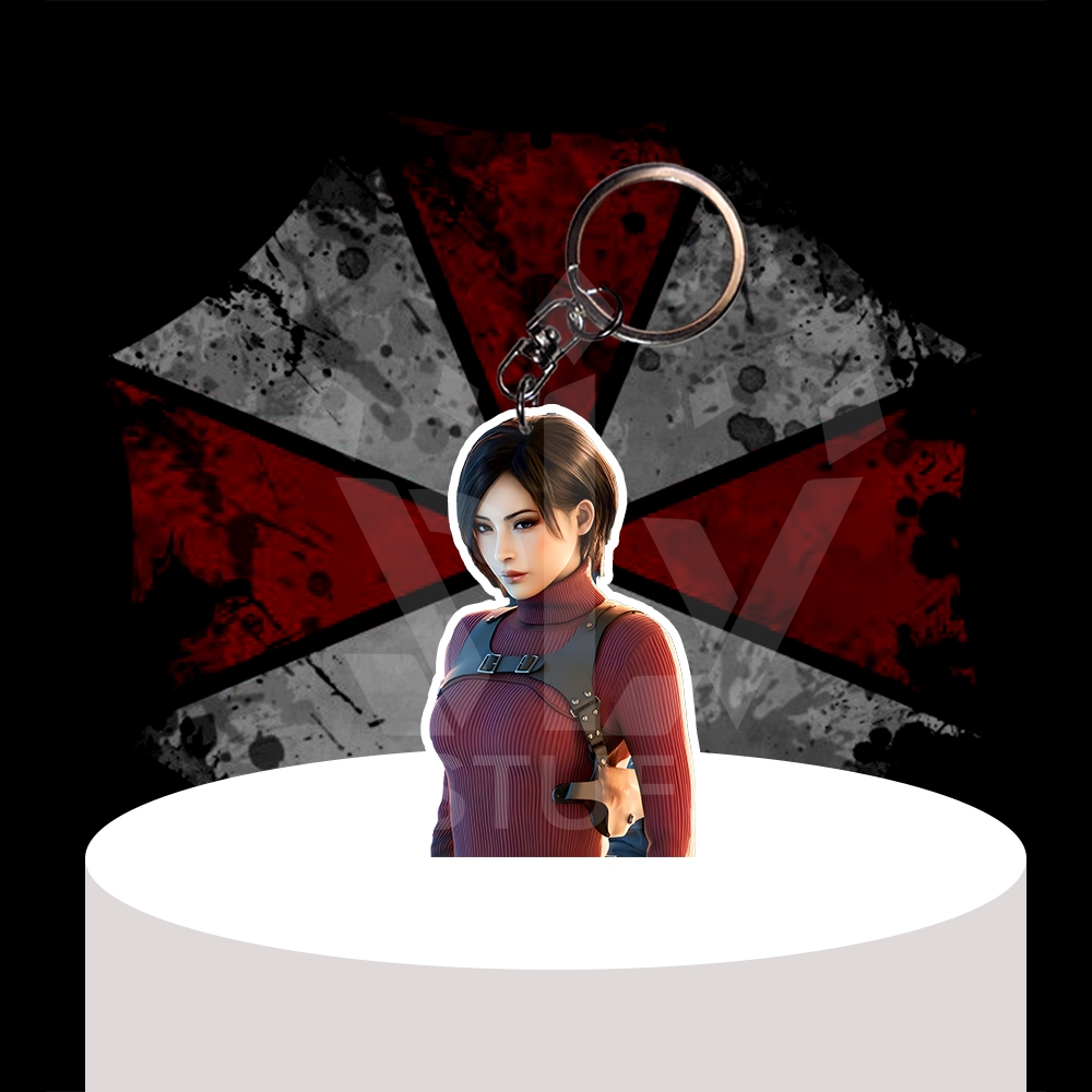 Gantungan Resident Evil พวงกุญแจ / HP Chain - Ada Wong - พวงกุญแจอะคร ...