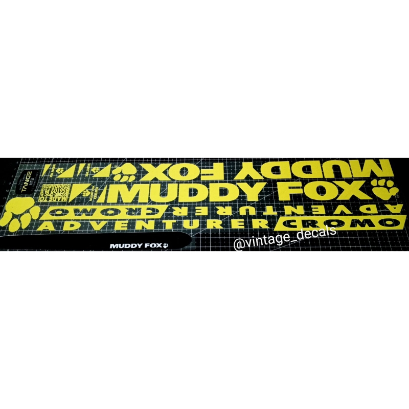 สติ๊กเกอร์สติ๊กเกอร์ Bike MUDDY FOX adventurer cromo mega trax | Shopee ...