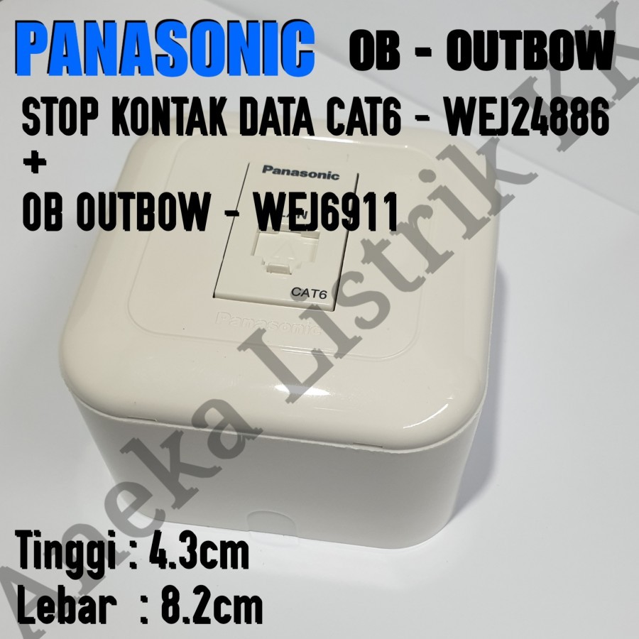 PANASONIC OB SAKLAR ENGKEL STOP CONTACT UNIVERSAL OB OUTBOW SMALL ...