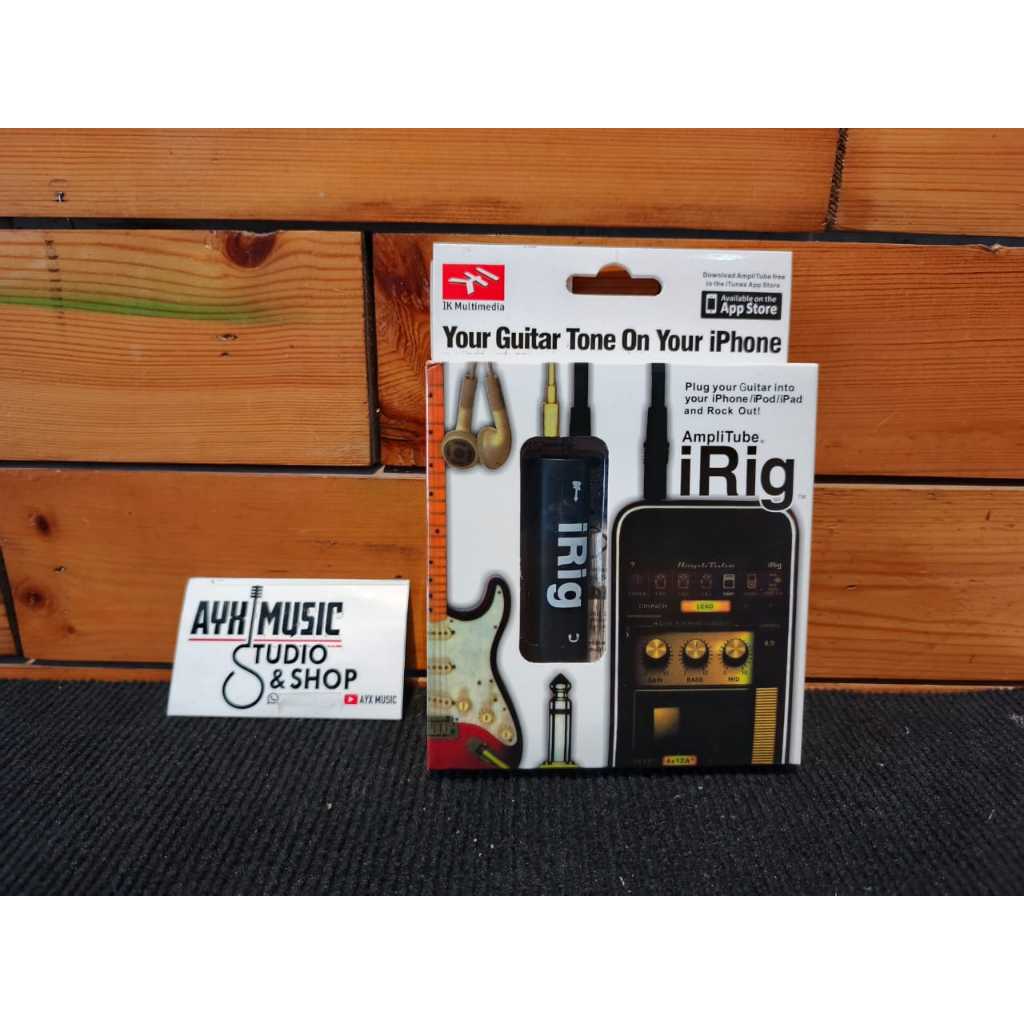 IRIG อิริก แอมปลีทูป | อะแดปเตอร์อินเทอร์เฟซกีต้าร์สําหรับ iPhone /iPod ...