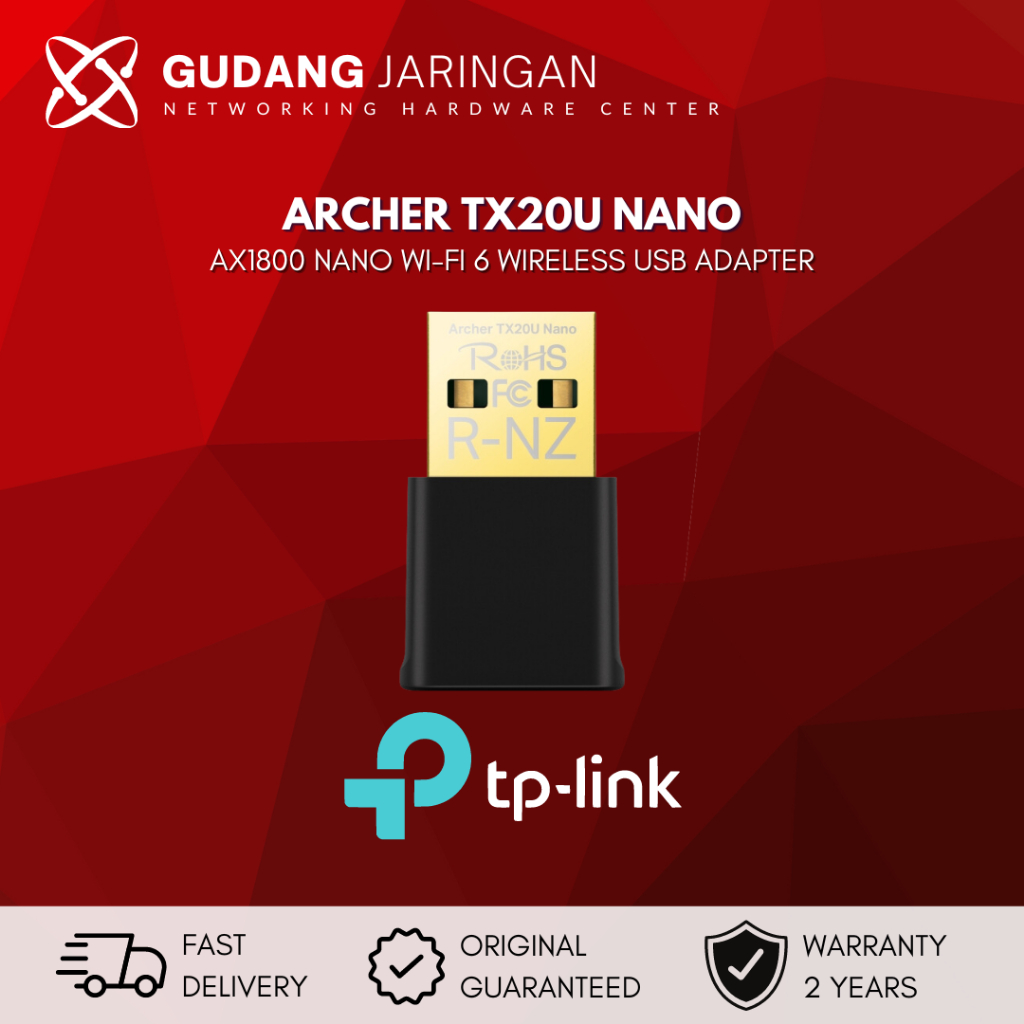 Tp-link ARCHER TX20U Nano AX1800 Nano Wi-Fi 6 อะแดปเตอร์ USB ไร้สาย ...