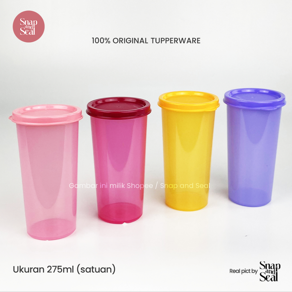 Tupperware Medium Tumblr 275ml Clear | Shopee Thailand