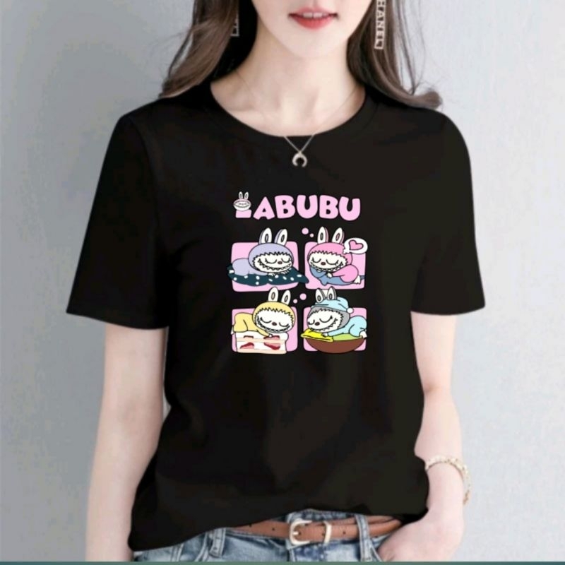 Labubu เสื้อยืด (4) Unisex ผู้ชายผู้หญิง/POPMART labuu ผู้ใหญ่เสื้อยืด ...