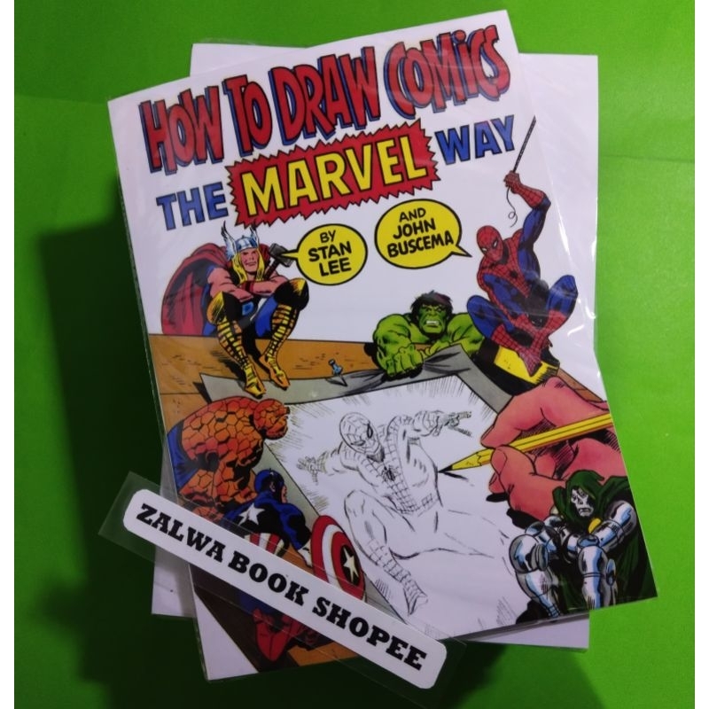 หนังสือ How To Draw Comics The Marvel Way | Shopee Thailand