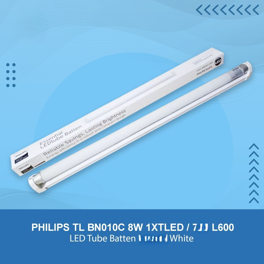Philips Led TL Lamp 8W Ecofit+Hood 60CM | Shopee Thailand