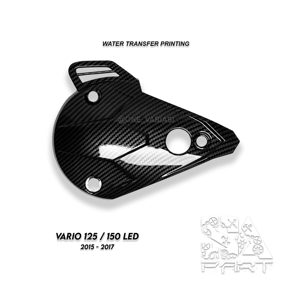 ฝาครอบ DUK KEONGAN CVT VARIO LED OLD 125 150 คาร์บอน 2015-2017 อะไหล่ ...