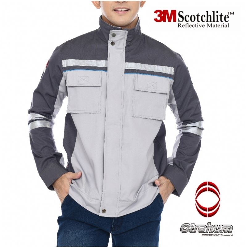 MESIN OTRAHUM Safety Wearpack Jacket Semi Front Zipper Jacket Light ...