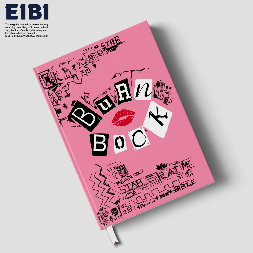 Eibbook Notebook ปกแข็ง Journal Burn Book Aesthetic Mean Girls | Shopee ...