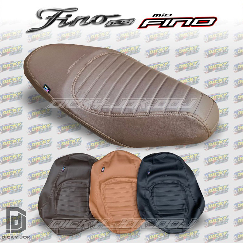 Yamaha Fino Caferacer Premium ที่หุ้มเบาะหนังมอเตอร์ไซค์ (GROUNDING TO ...