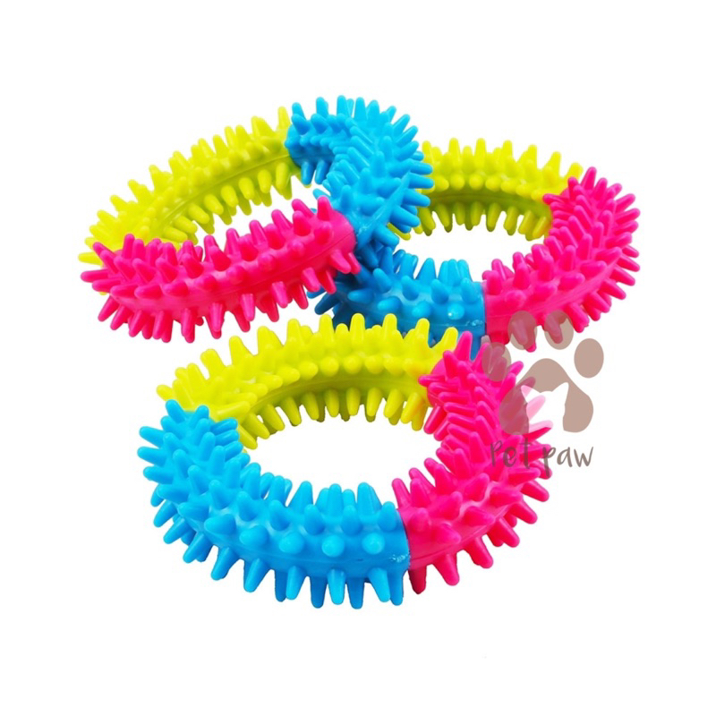 Spky Chewing Ring สุนัขแมวกัดของเล่น Anabul ยางเคี้ยวทําความสะอาดฟัน ...