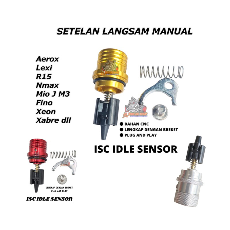 Rc Isc IDC SCREW เซ็นเซอร์ควบคุมชุด LANGSAM IAVC RANGSAM MANUAL AEROX 155 NMAX LEXI R15 V1 V2 V3 ...