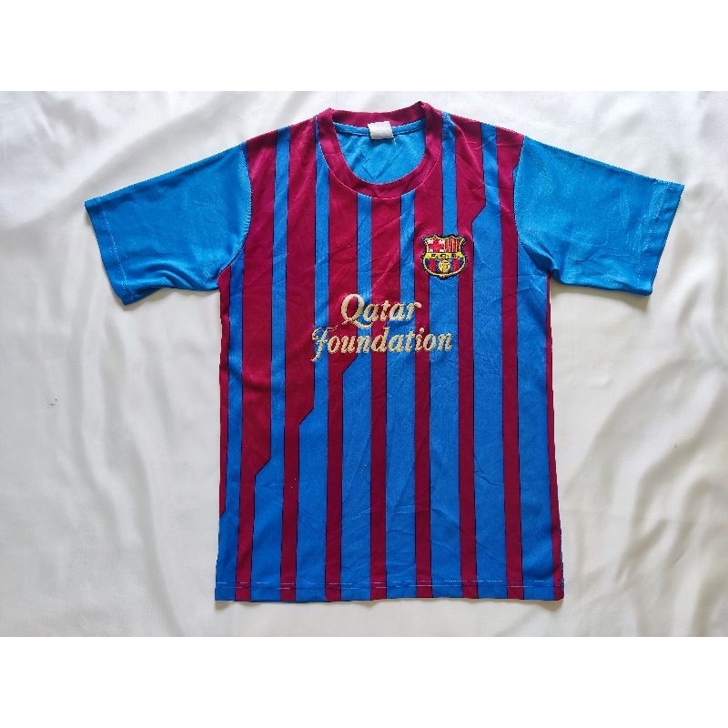 เสื้อกีฬาฟุตบอล Barca BARCELONA QATAR FOUNDATION | Shopee Thailand