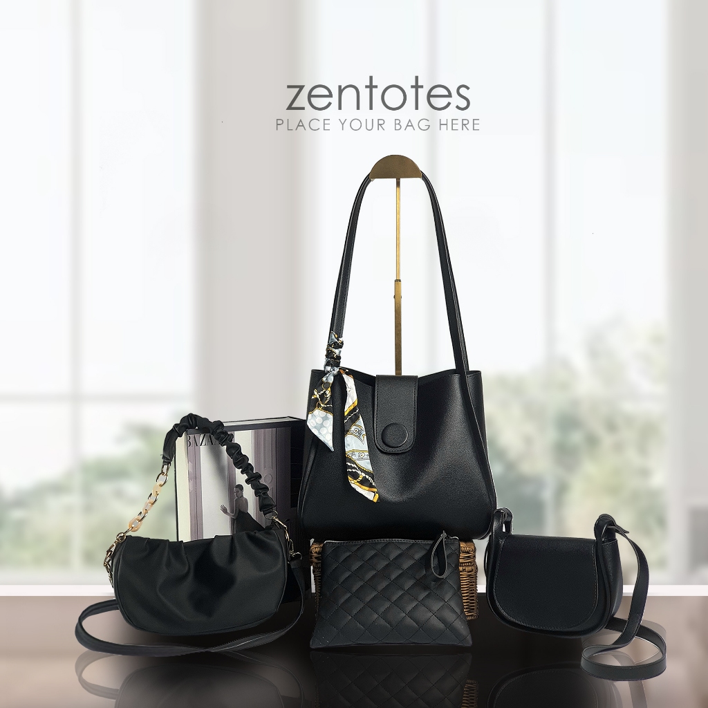 Hitam Calysta Package - Bundling Package 100k Get 4pcs กระเป๋าสะพายไหล่ ...