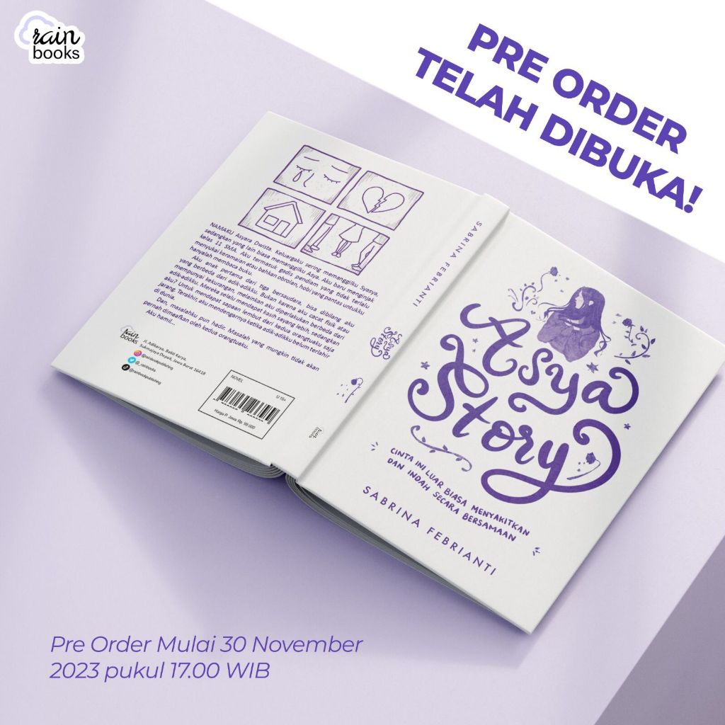 Asya Story Novel - Sabrina Febrianti - Rainbook Publishing - ค่า ...