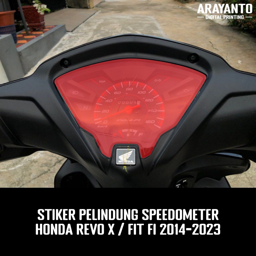 Honda Revo X / Revo FIT FI 2014-2023 สติ๊กเกอร์กันรอย Speedometer สี ...
