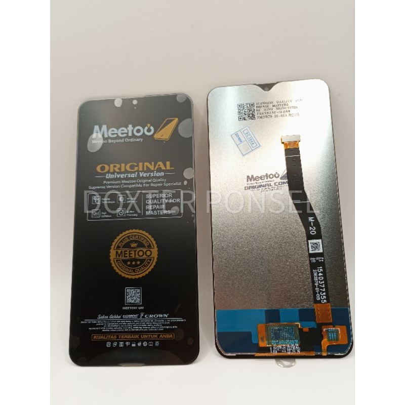 หน้าจอสัมผัส Lcd สีดํา สําหรับ SAM M20 M205 MEETOO BLACK+T/S (GALAXY ...