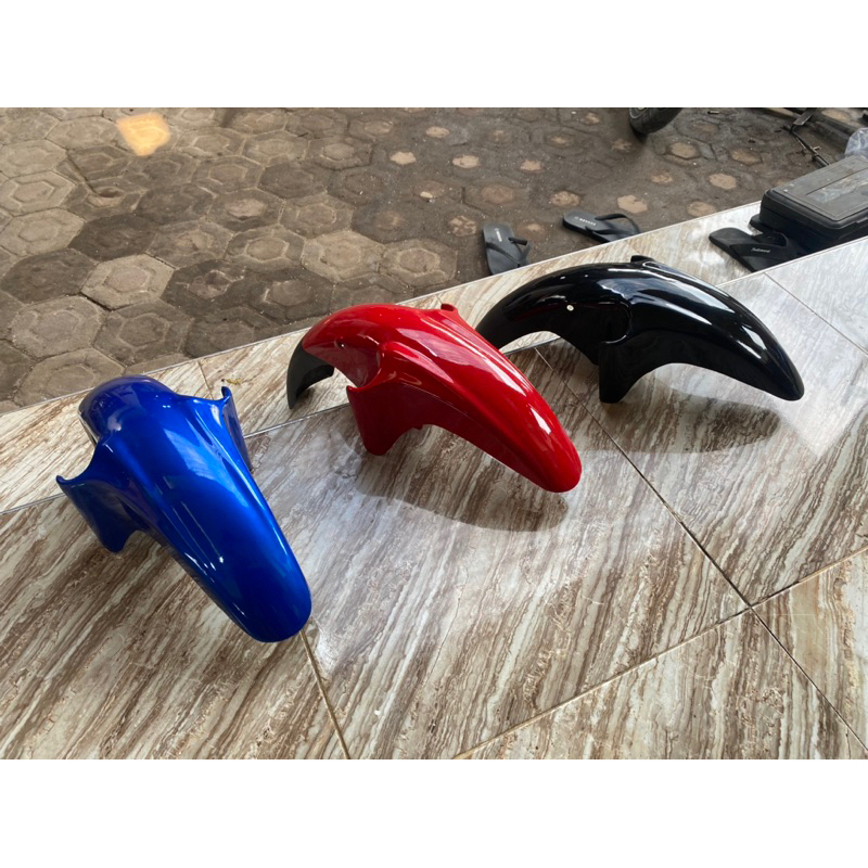 Merah HITAM Leo FRONT SPAKBOR SLEBOR RED BLACK BLUE PNP CB GL MEGAPRO ...