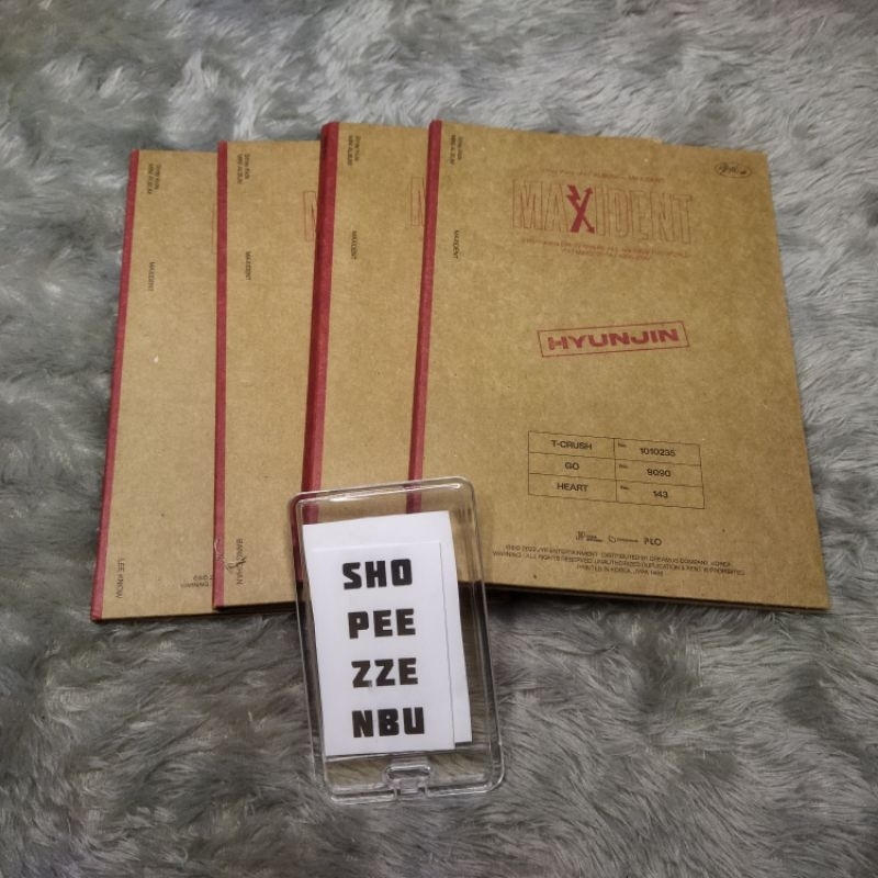 Stray Kids Maxident Paper Case อัลบั้ม skz mini แกะกล่อง bangchan ...