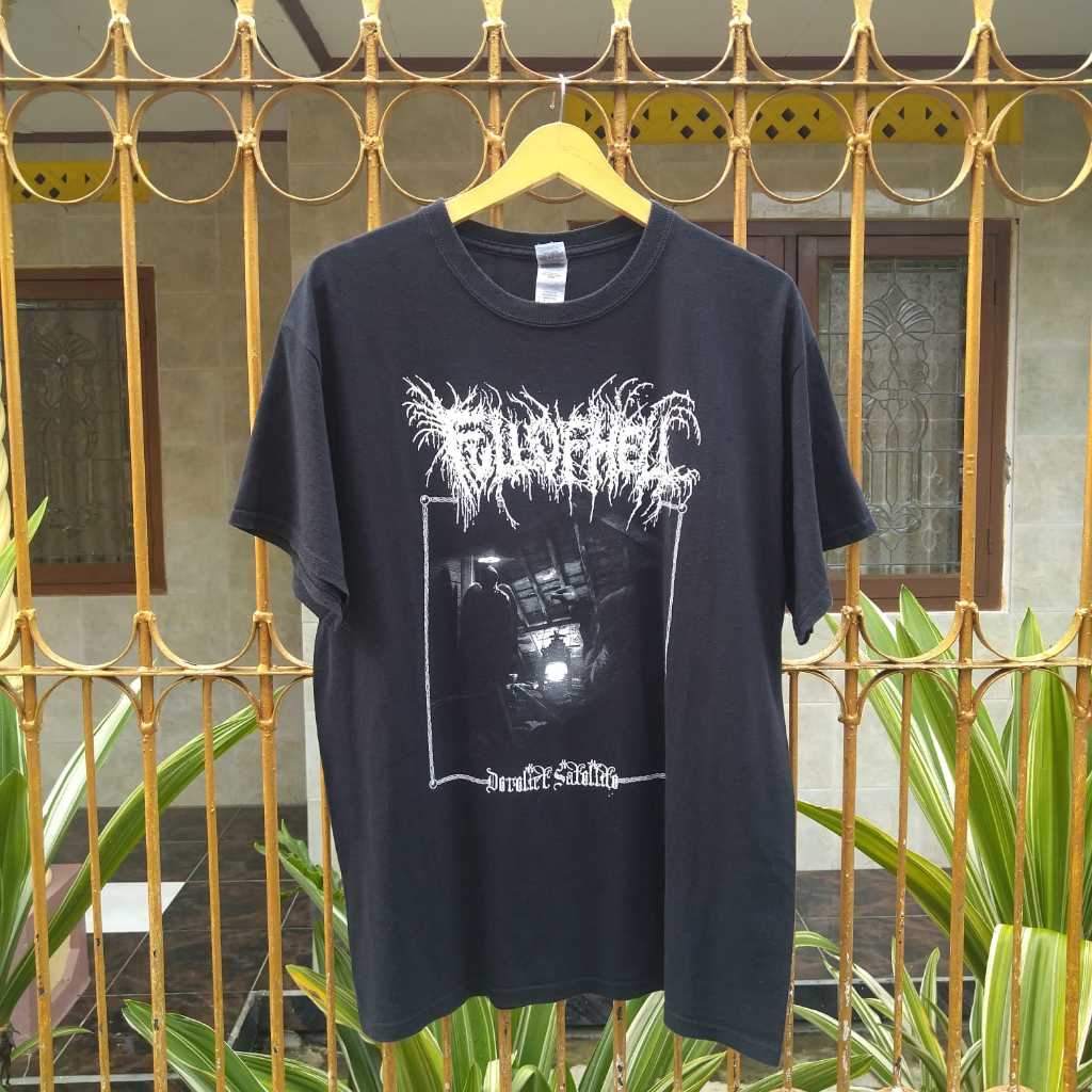 เสื้อยืด / kaos BAND / FULL OF HELL / ORIGINAL MERCH / ของแท้ และไม่มี ...