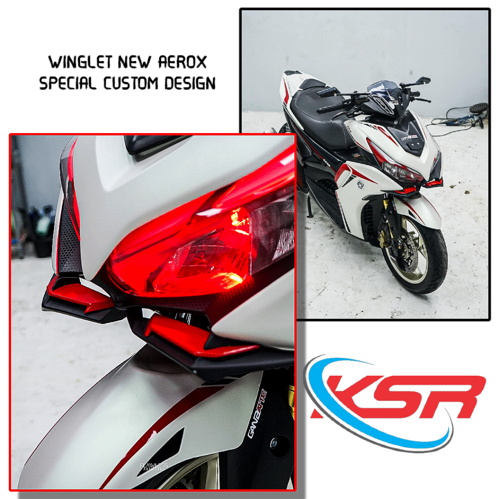 Winglet New aerox Airflow Design | Shopee Thailand