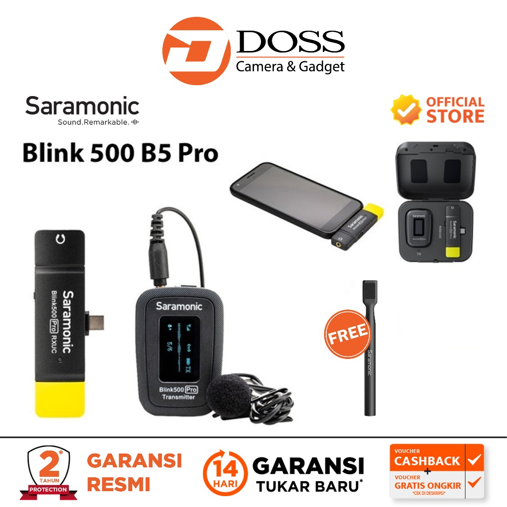 Saramonic Blink 500 B5 Pro | Shopee Thailand