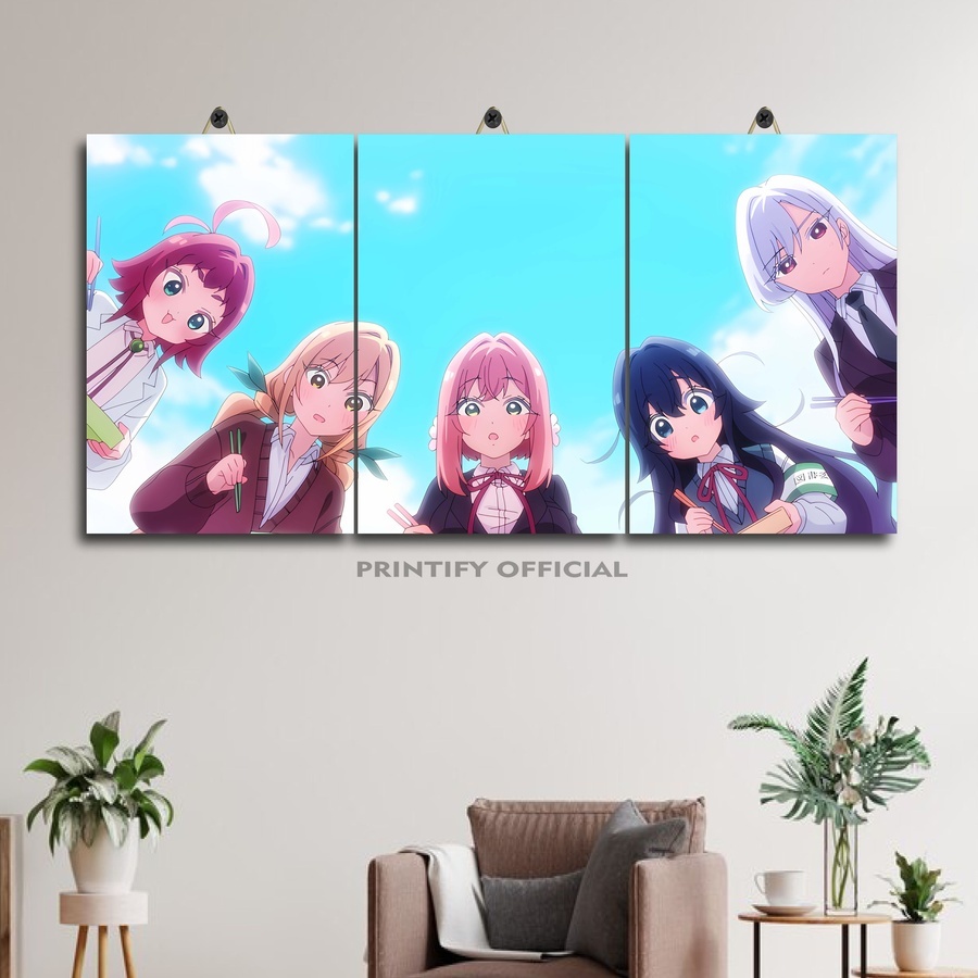 Waifu Kimi No Koto Ga 60X30 Multi Panel Gaming Room Display / Jumbo ...