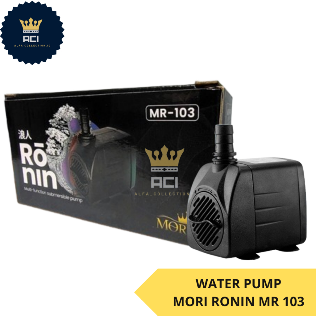 Mesin Aci MORI RONIN MR 103 MR103 Submersible Water Pump Machine Aquarium Pond Pump | Shopee ...