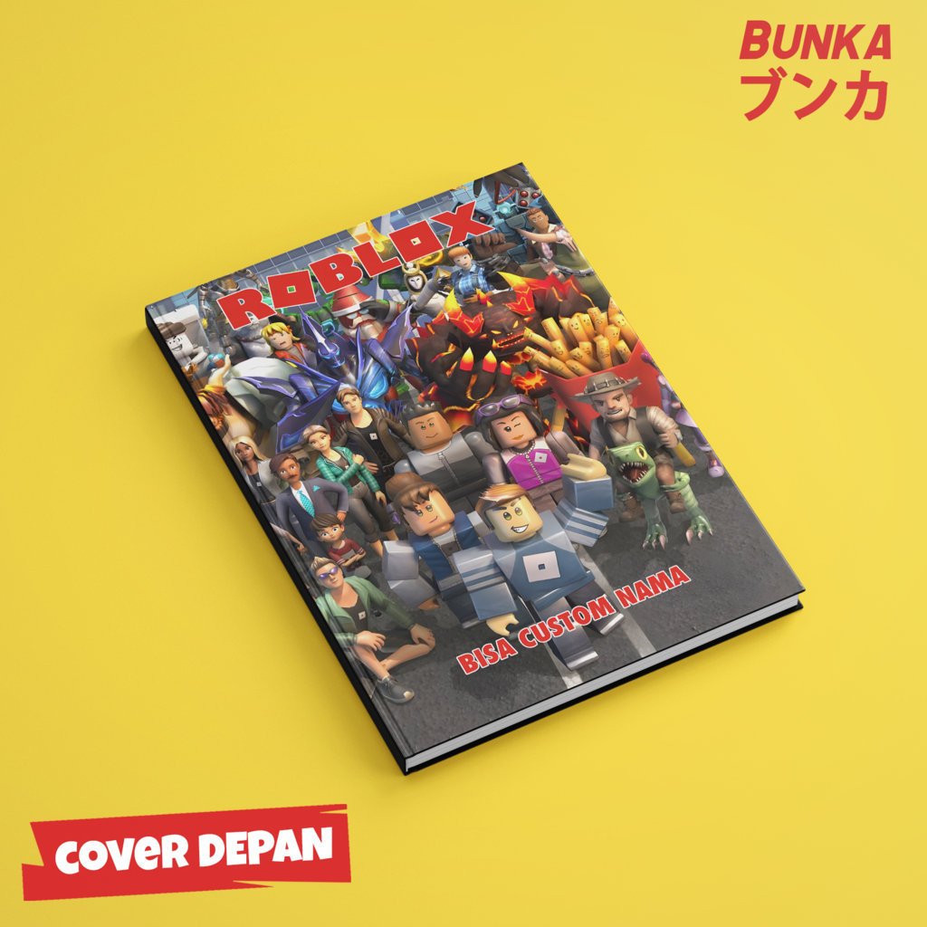 สมุดจดบันทึก เกมความงาม Roblox Party ปรับแต่งชื่อ ปกแข็ง A5 notebook ...