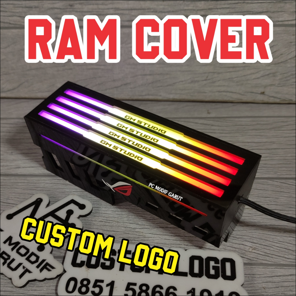 อุปกรณ์เสริมคอมพิวเตอร์ GAMING RAM COVER LED RGB ROG EDITION | Shopee ...