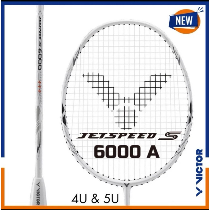 ไม้แบดมินตัน Victor Jetspeed S 6000 A JS6000 A JS 6000 A | Shopee Thailand
