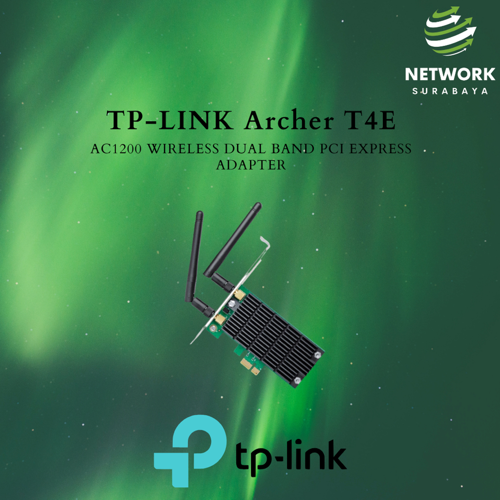 อะแดปเตอร์ PCI Express ดูอัลแบนด์ไร้สาย Tp-link Archer T4E AC1200 | Shopee Thailand
