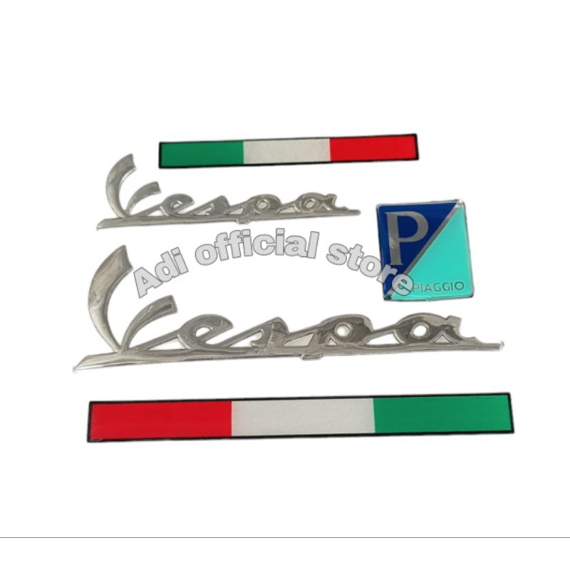 Vespa สติกเกอร์ 3D การเขียนสัญลักษณ์สําหรับรถจักรยานยนต์ไฟฟ้า Uwinfly ...