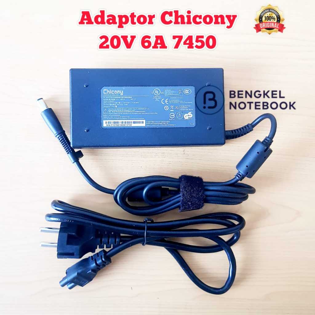 MSI 20V 6A 7450 120W Chicony อะแดปเตอร์ชาร์จ | Shopee Thailand