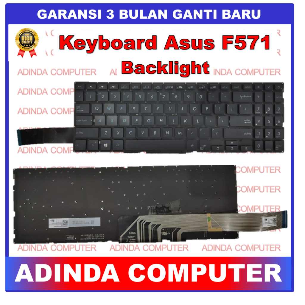 Asus Vivobook Pro F571 K571 X571 คีย์บอร์ดแบ็คไลท์ | Shopee Thailand