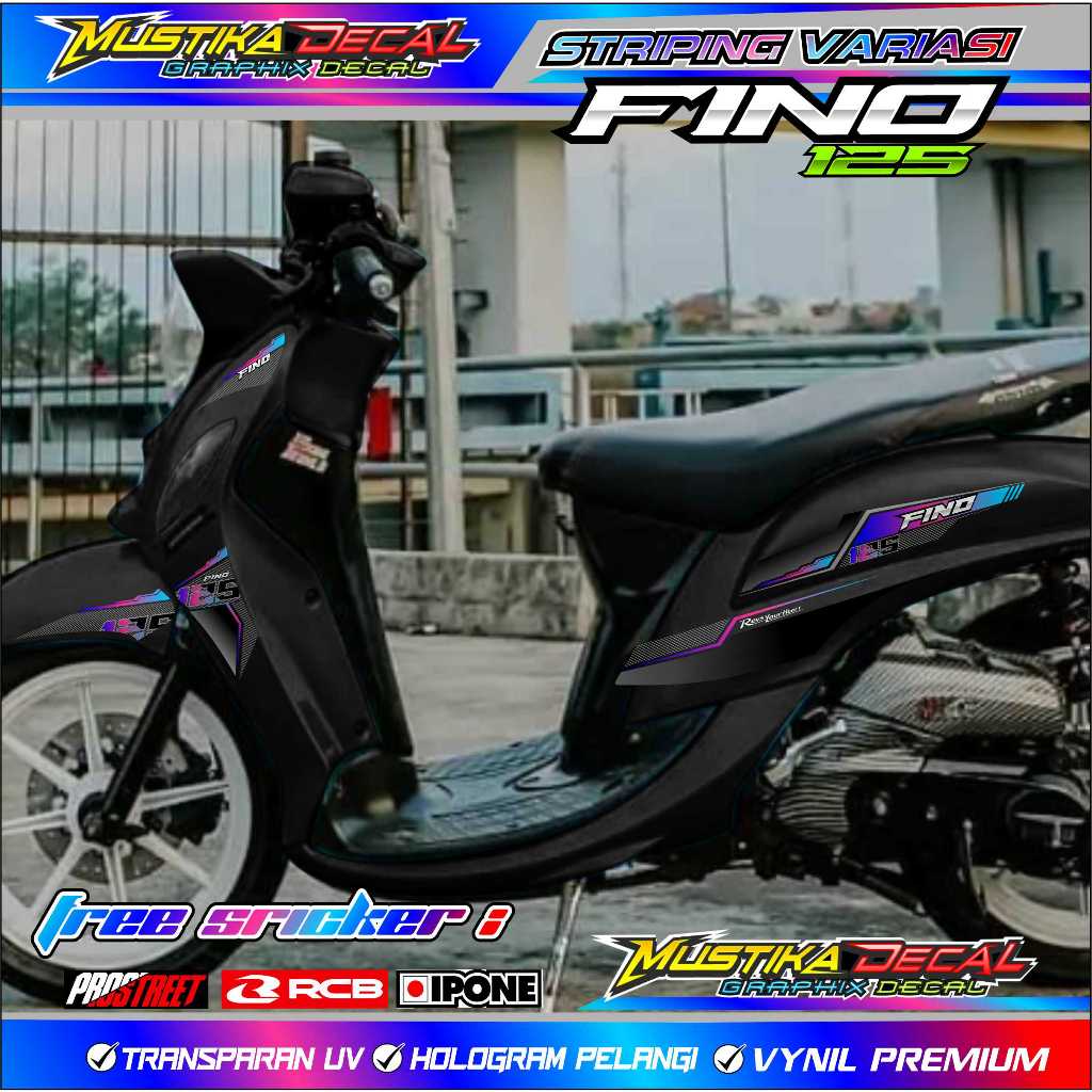 Striping Variation YAMAHA FINO 125/STICKER LIST MOTOR FINO 125 | Shopee ...