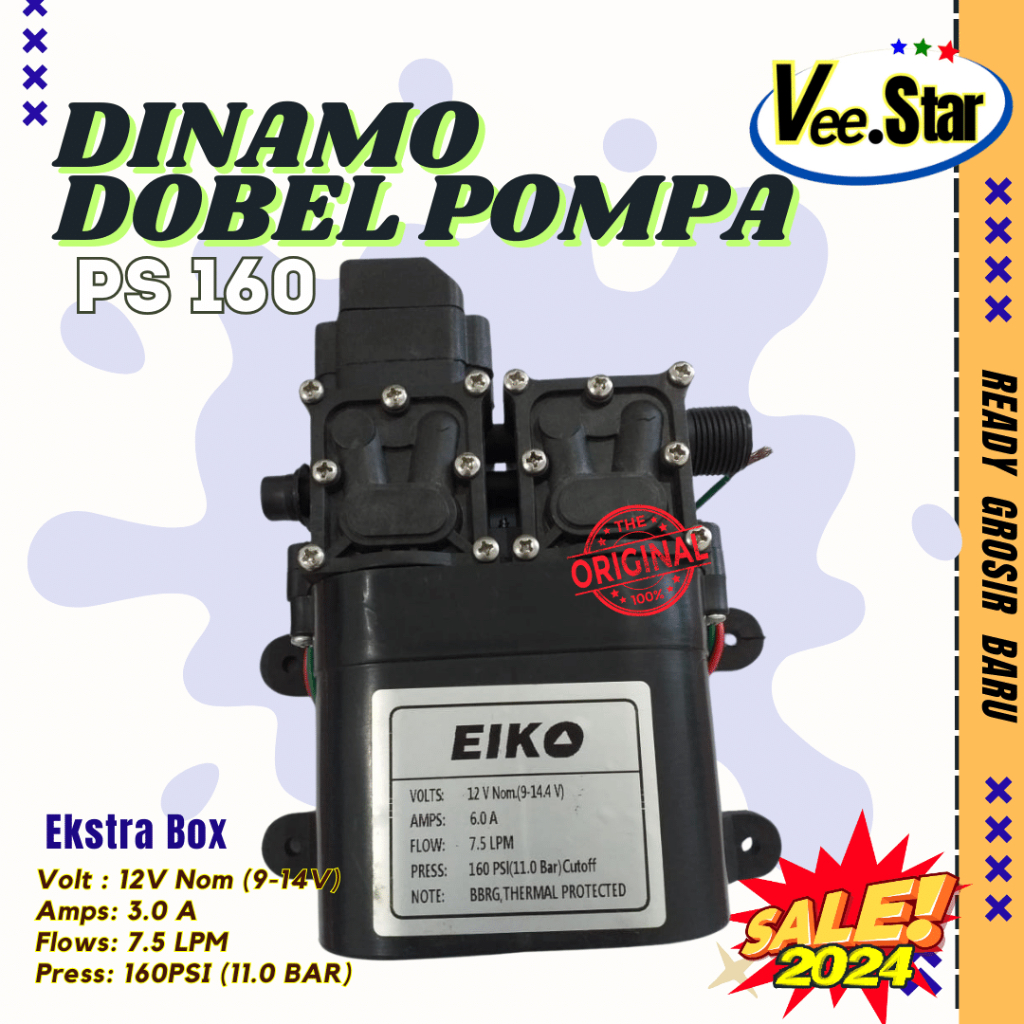 Eiko Double Pump 160PSI Nlg-Drat sprayer/misting Pump/Double Pump Dynamo | Shopee Thailand